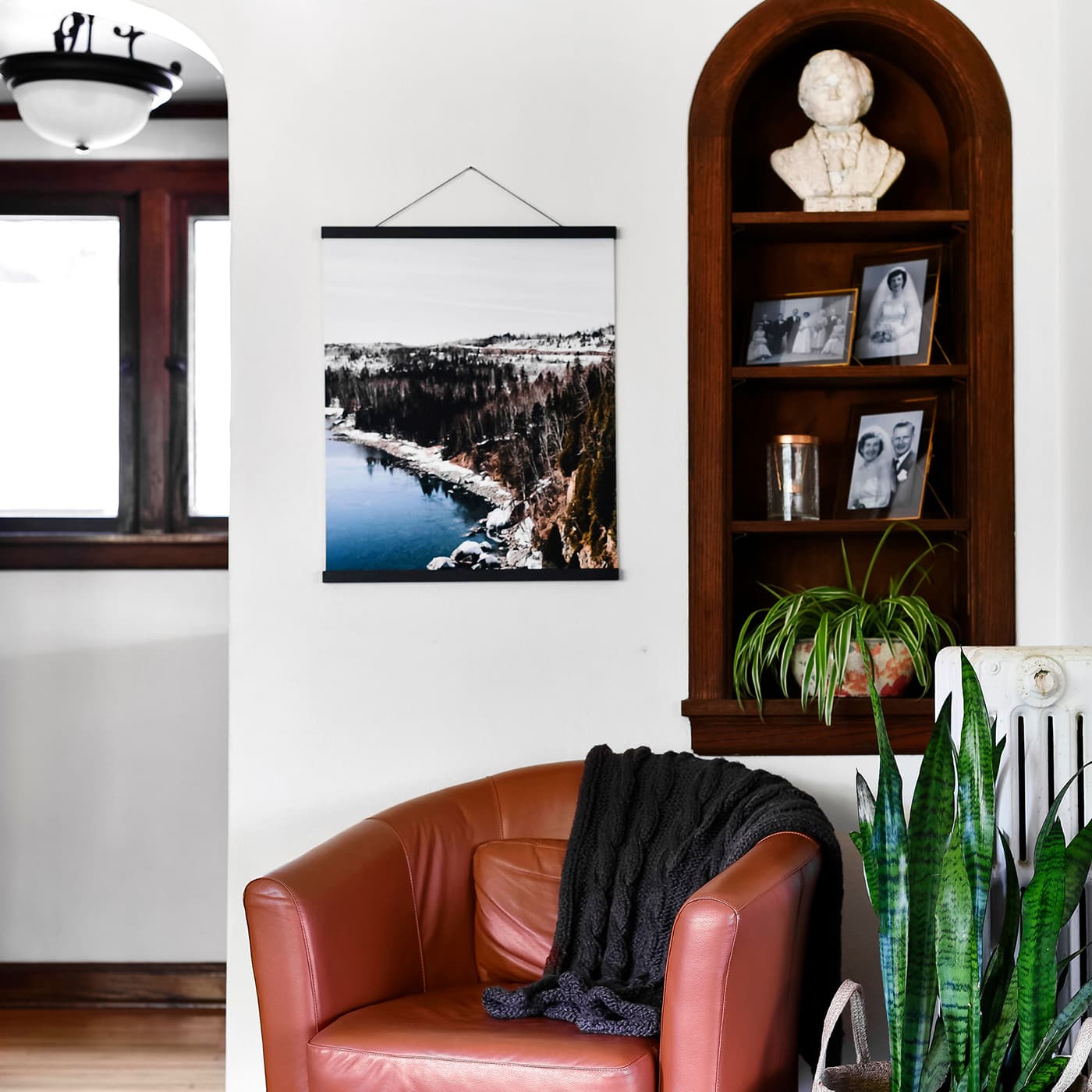 MyCanvas: Wood Poster Rails